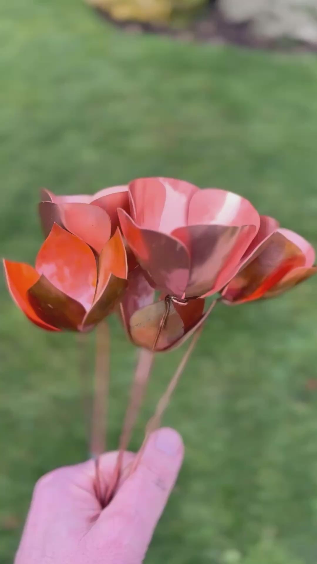 Copper Tulip – Copper and Green